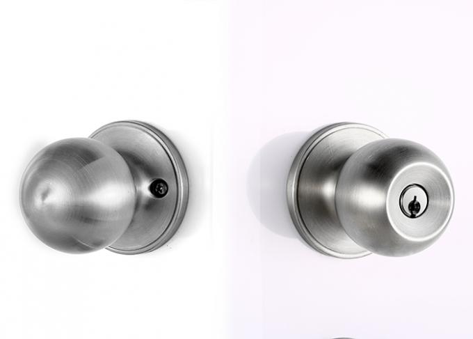 Key Lock Cylinder Double Sided Door Knob Entrance C series 70mm Backset