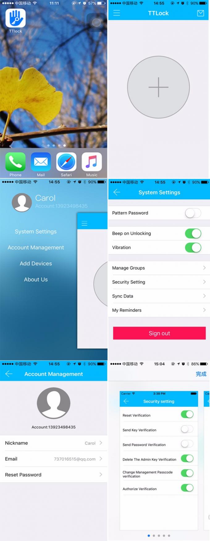 Bluetooth Electronic Keyless Touchscreen Smartphone Remote ...