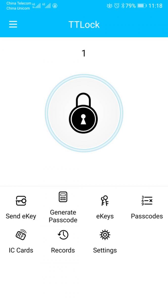 Smart Touchscreen Passcode Door Lock For One Admin And Up To 100 Users